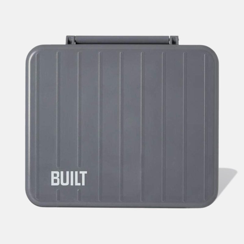 Built Lunchbox with Utensils (Cool Grey) | Reusables and More