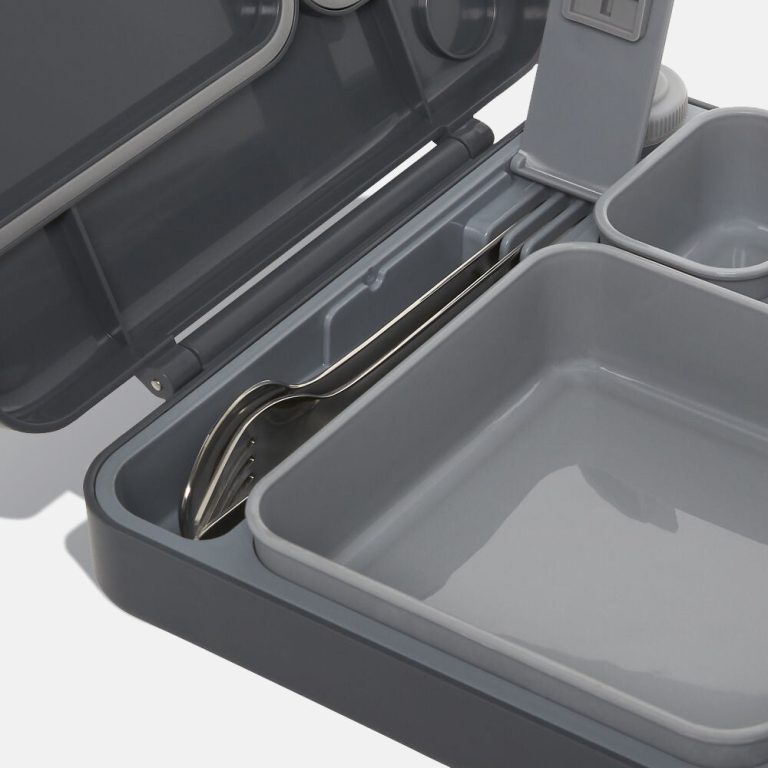 Built Lunchbox with Utensils (Cool Grey) | Reusables and More
