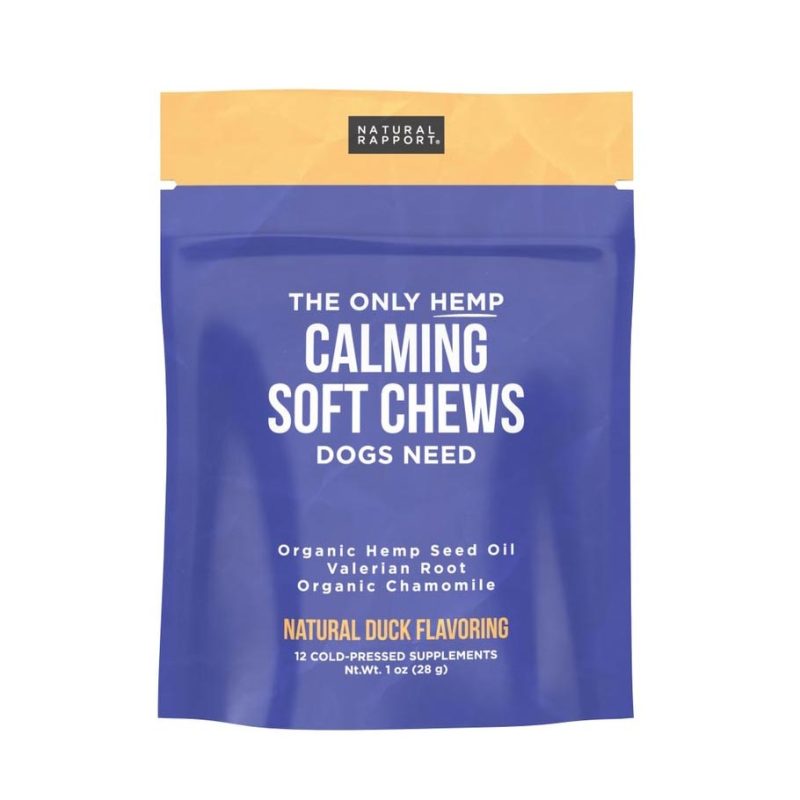 Calming Soft Chews for Dogs (12ct Pouch) | Reusables and More