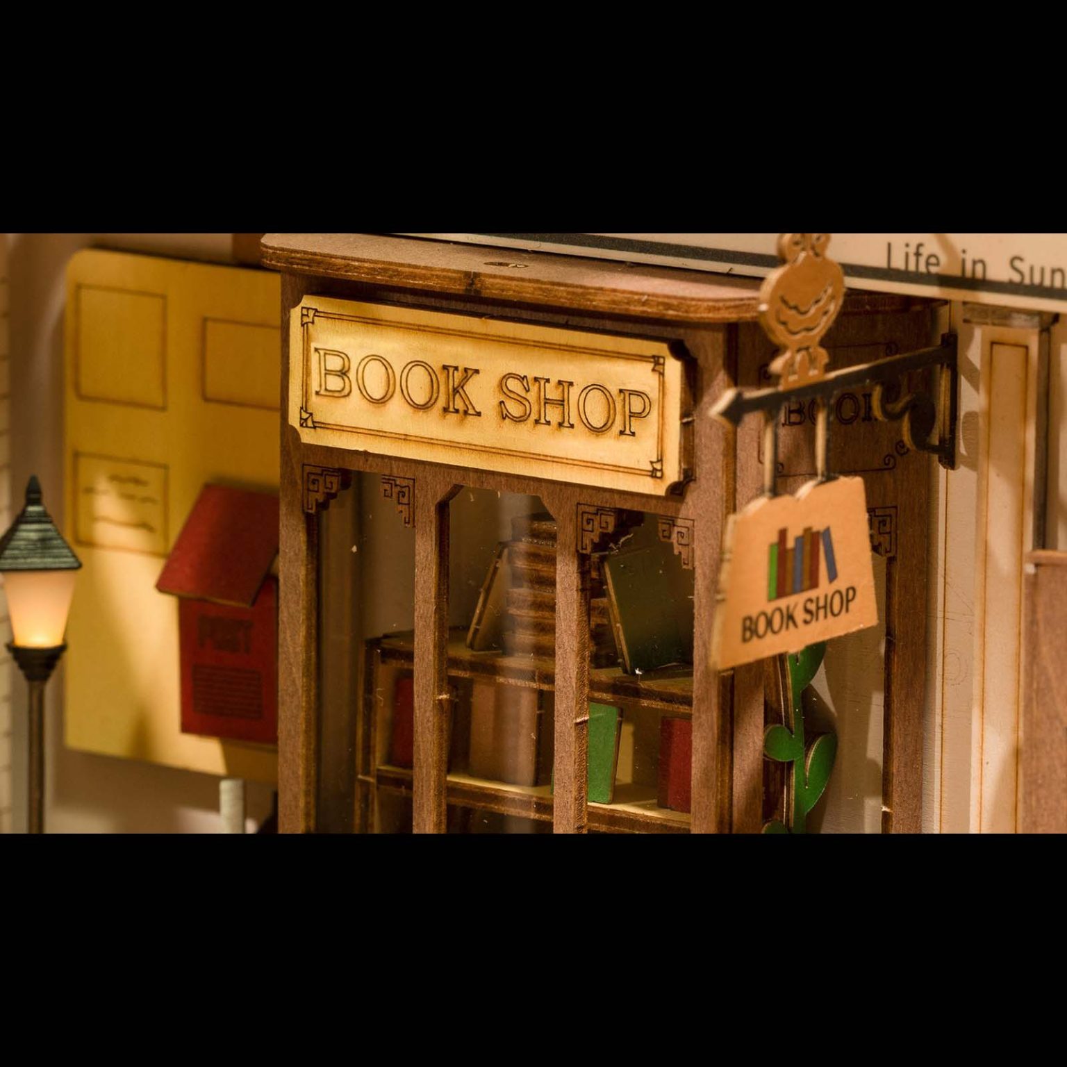 Miniature Book Nook Kit(Sunshine Town) | Reusables and More